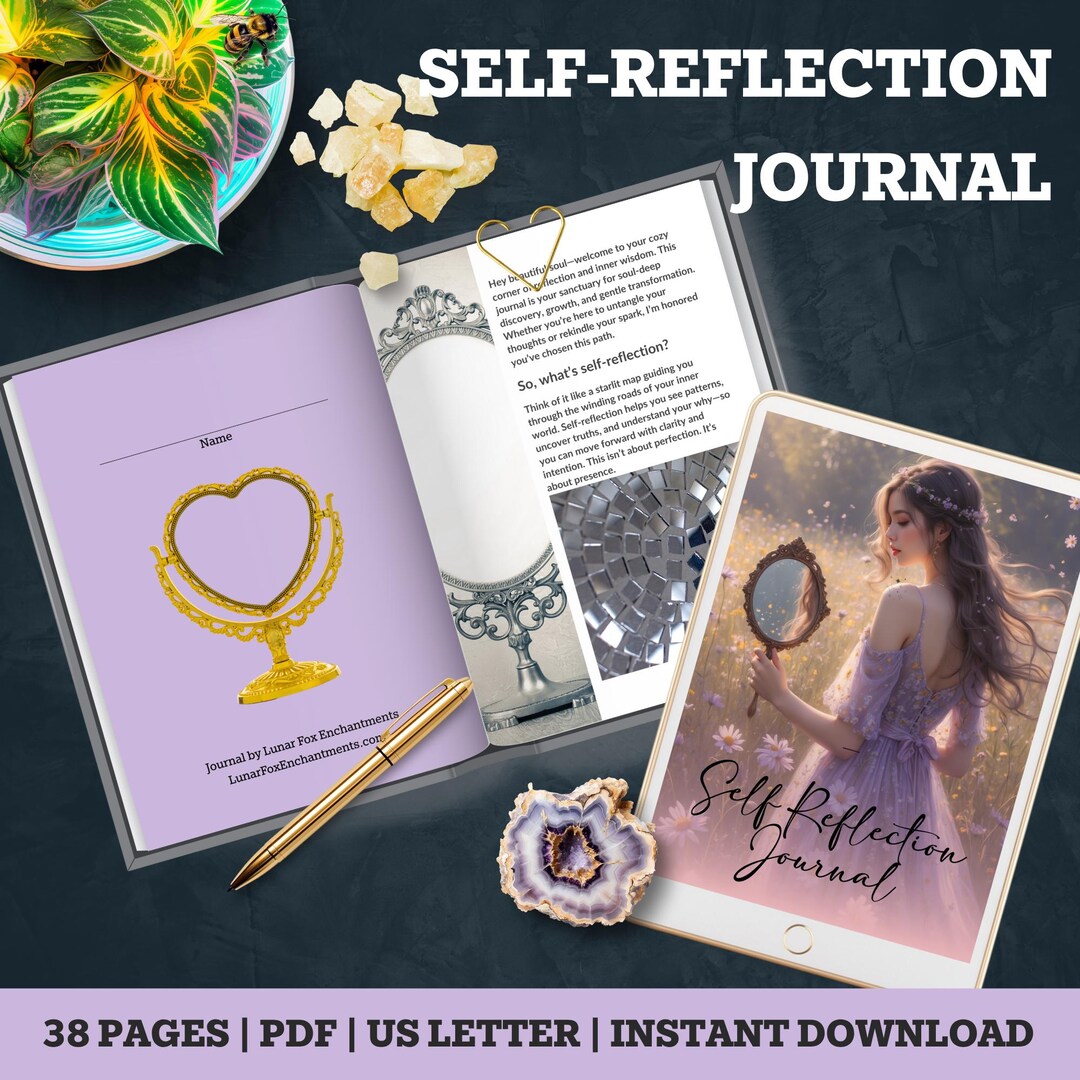 Self-reflection Journal Printable | 38-page Guided Journal for Women ...
