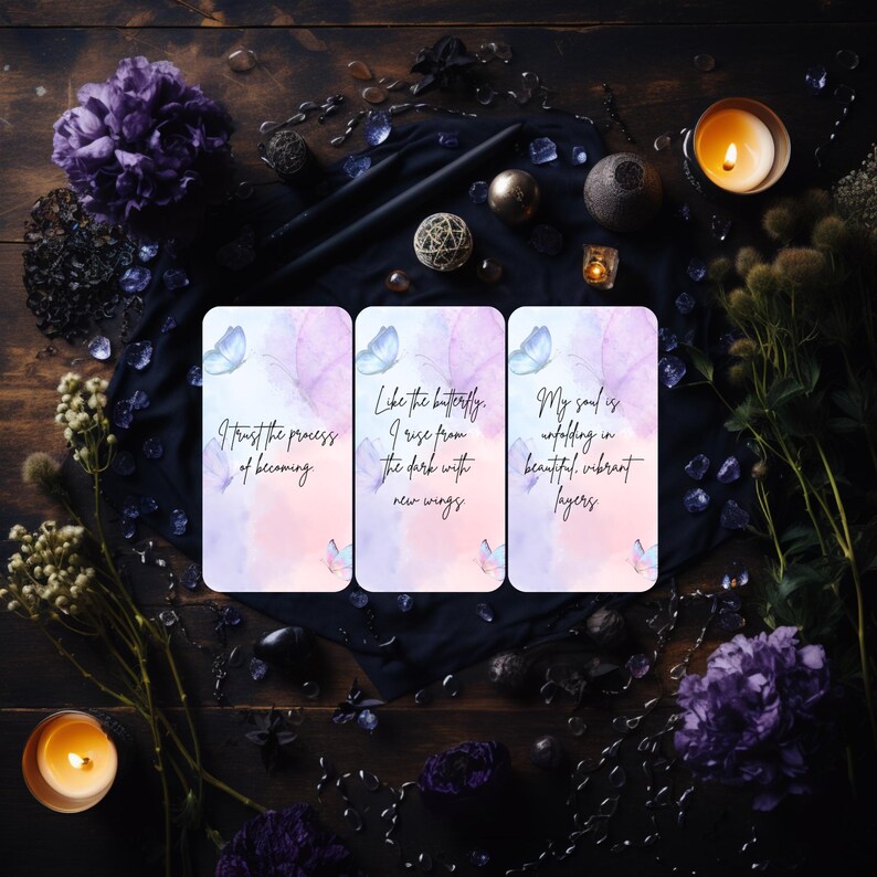 Butterfly Affirmation Cards Printable PDF – Whispers of the Butterfly ...
