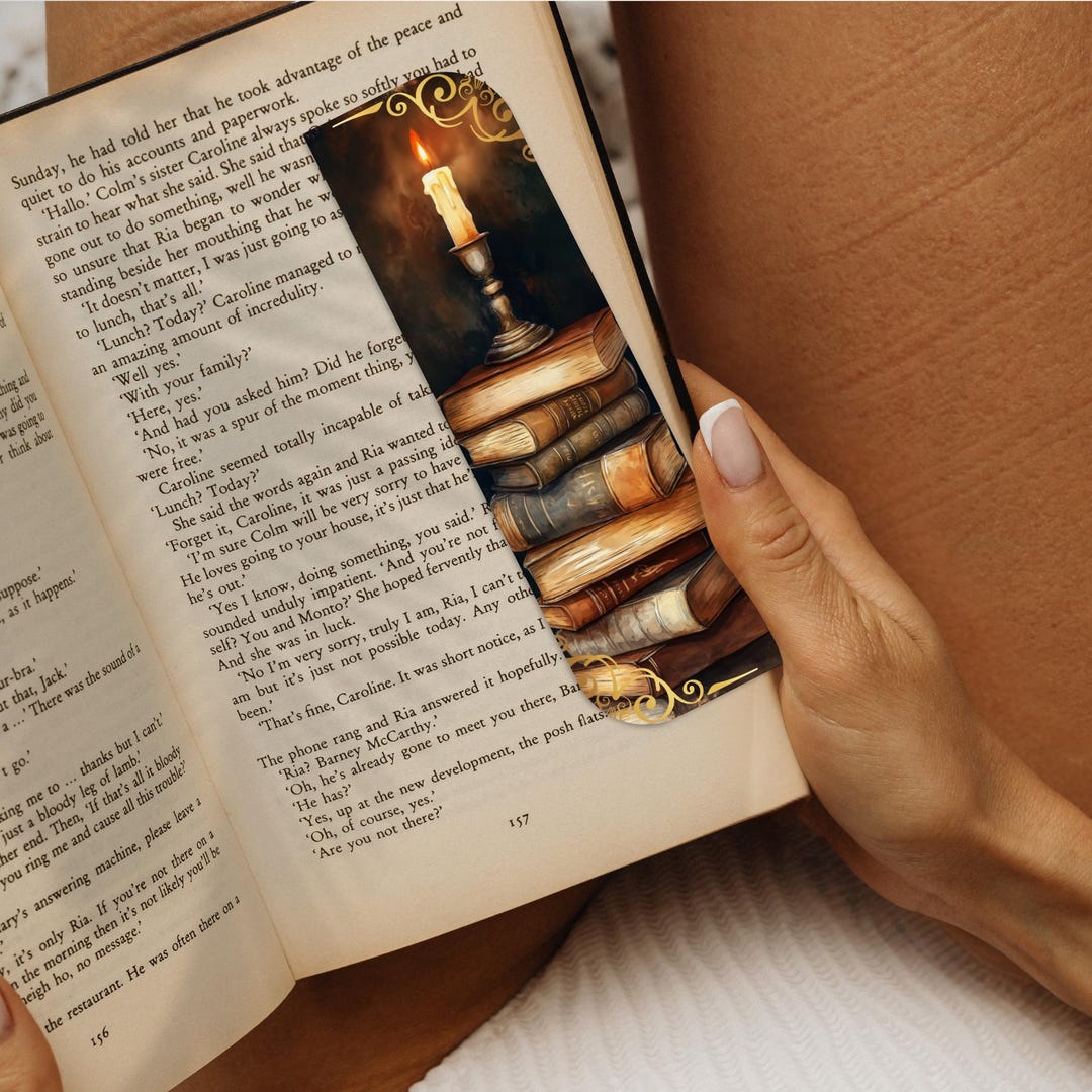 Dark Academia Bookmark Set Printable | Vintage Book Lover Gift | 12 ...