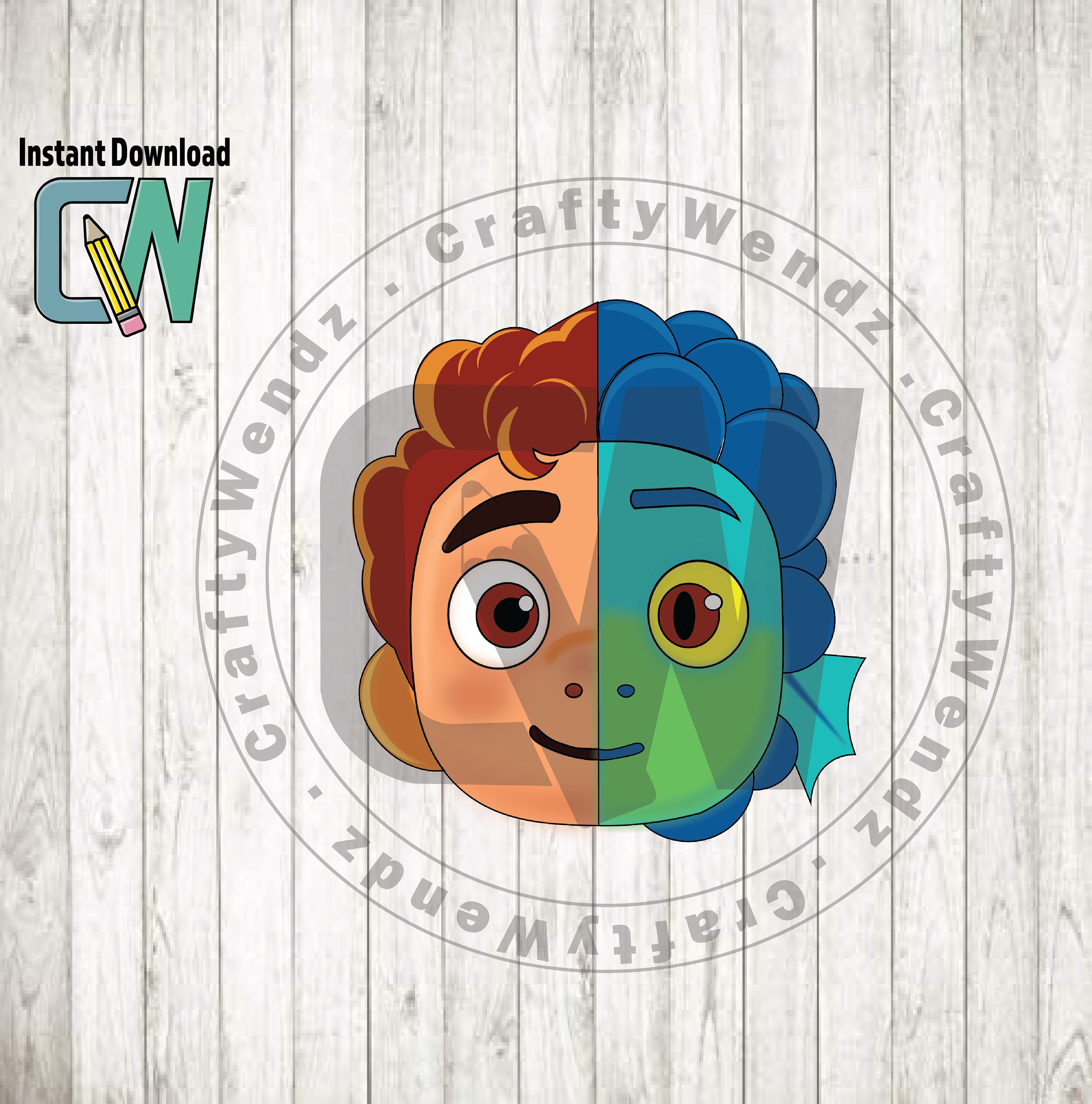 Luca SVG, PNG File Instant Download - Etsy