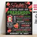 Watermelon First Day of School Sign Printable, Girl Back to School ...
