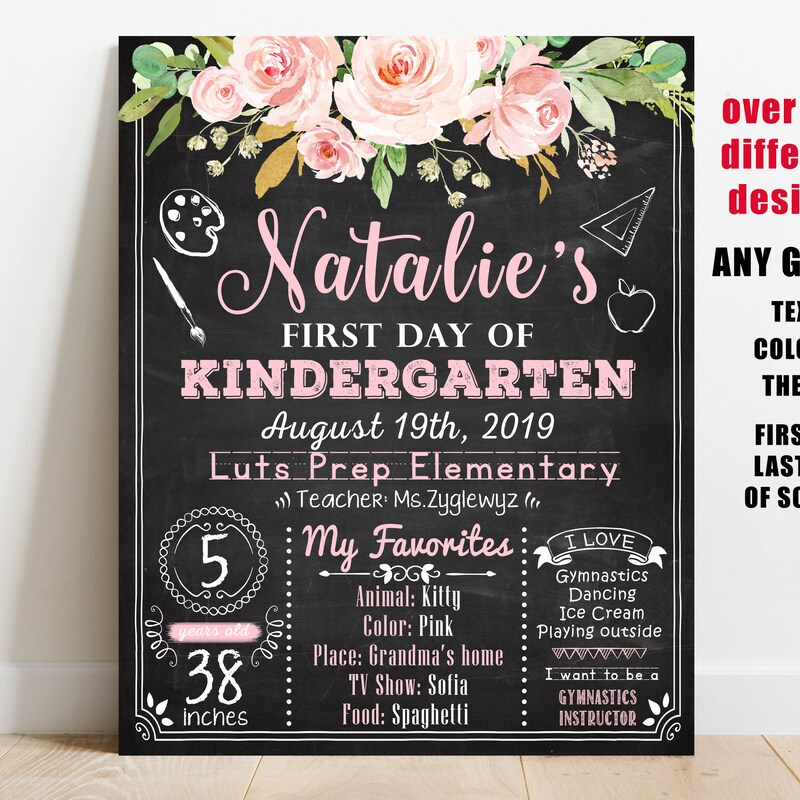 Chalkboard Flower - Etsy