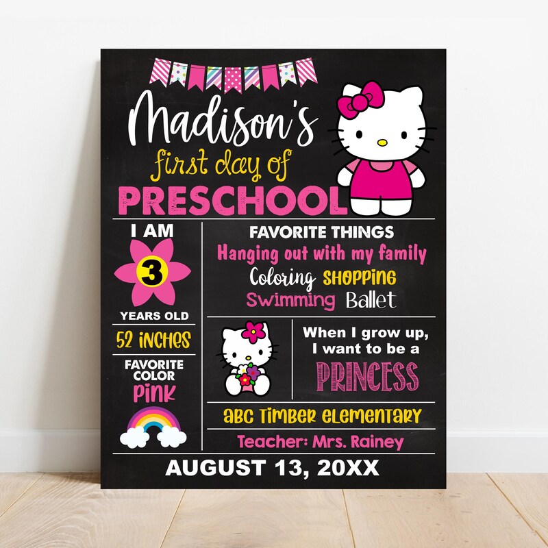 Hello Kittys Sign - Etsy