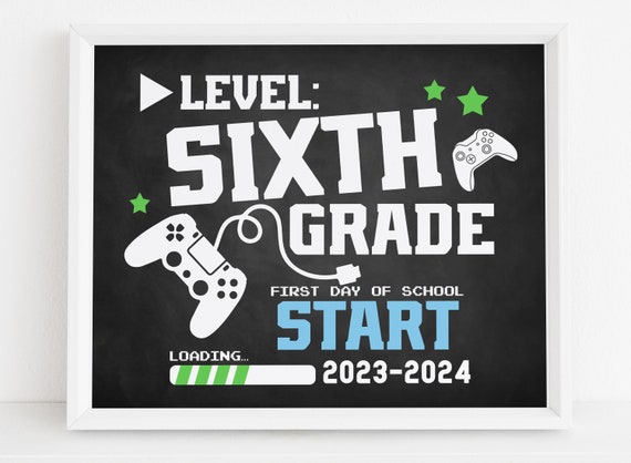 6th Grade Sign