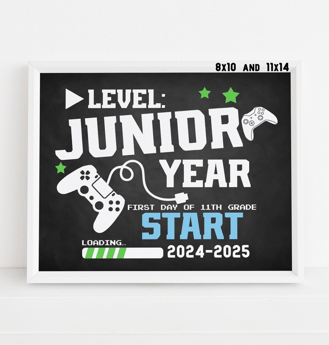 First Day of Junior Year Sign Printable, Back to School Photo Prop 2024 ...