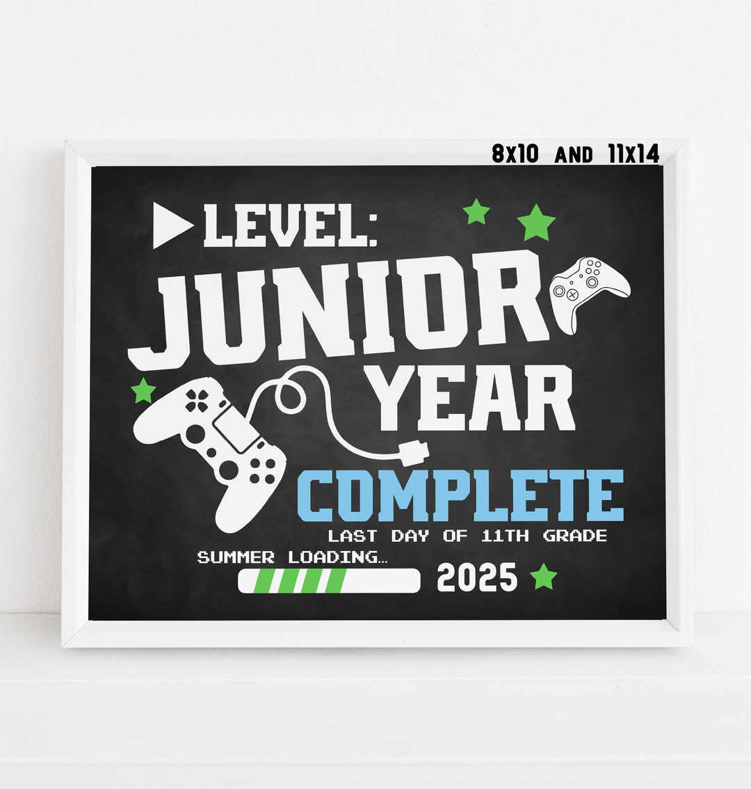 Last Day of Junior Year Sign Printable, Graduation Photo Prop 2025 ...