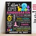 Dinosaur First Day of School Sign Printable, Girl Back to School ...