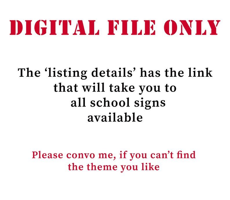 Shark First Day of School Sign Printable Boy Back to School - Etsy