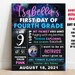 Outer Space First Day of School Sign Printable, Galaxy Back to School ...