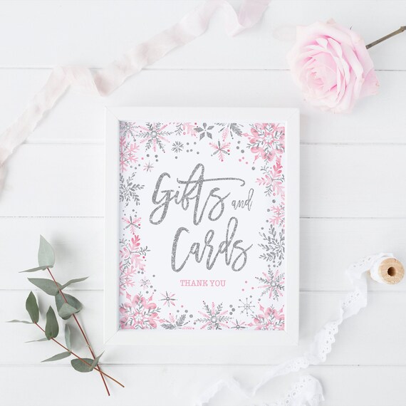 Karten und Geschenke Schild druckbar Winter Onederland Erster - Etsy.de