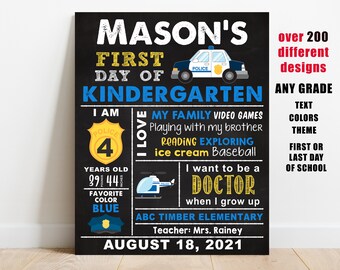 Shark First Day of School Sign Printable Boy Back to School - Etsy