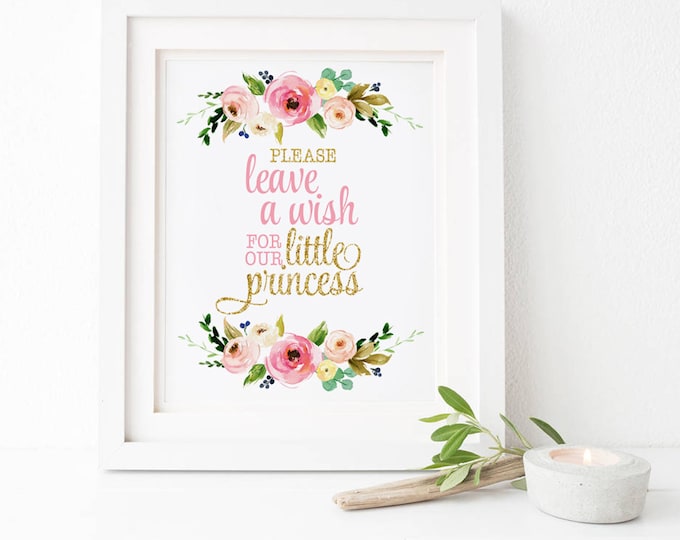 Please Leave a Sweet Note for the Birthday Girl Sign Printable Birthday ...