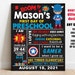 Superhero First Day of School Sign Printable, Back to School Chalkboard ...