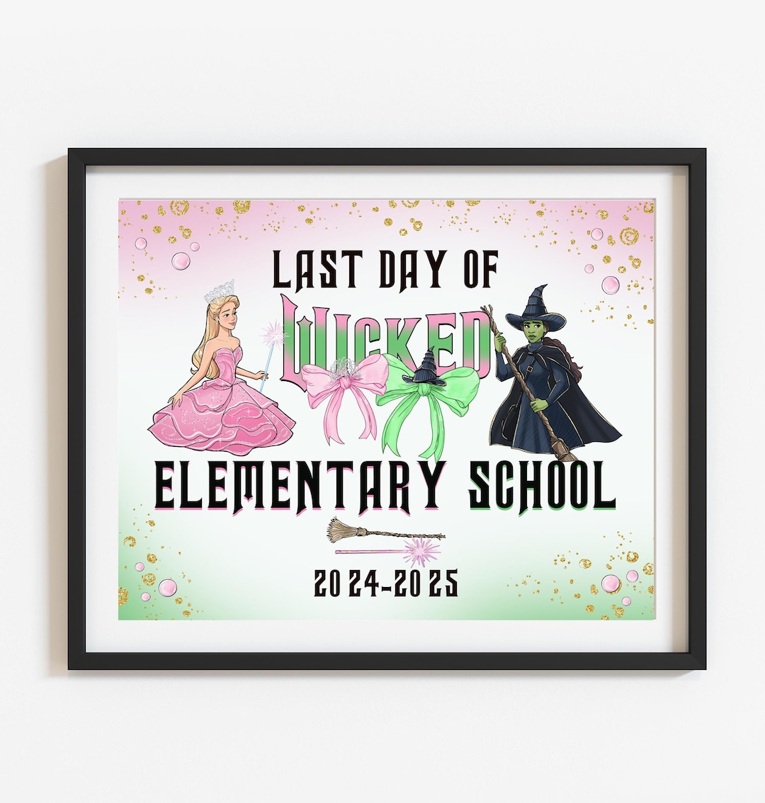 Last Day of Elementary School Sign Printable, End of School Year Photo ...