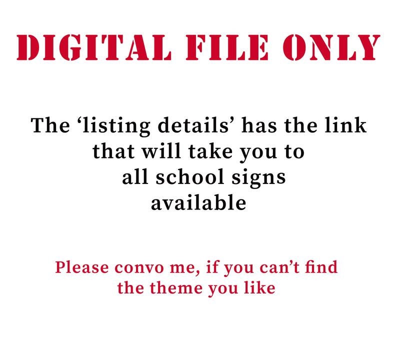 Unicorn First Day of School Printable Sign, Girl Back to School ...