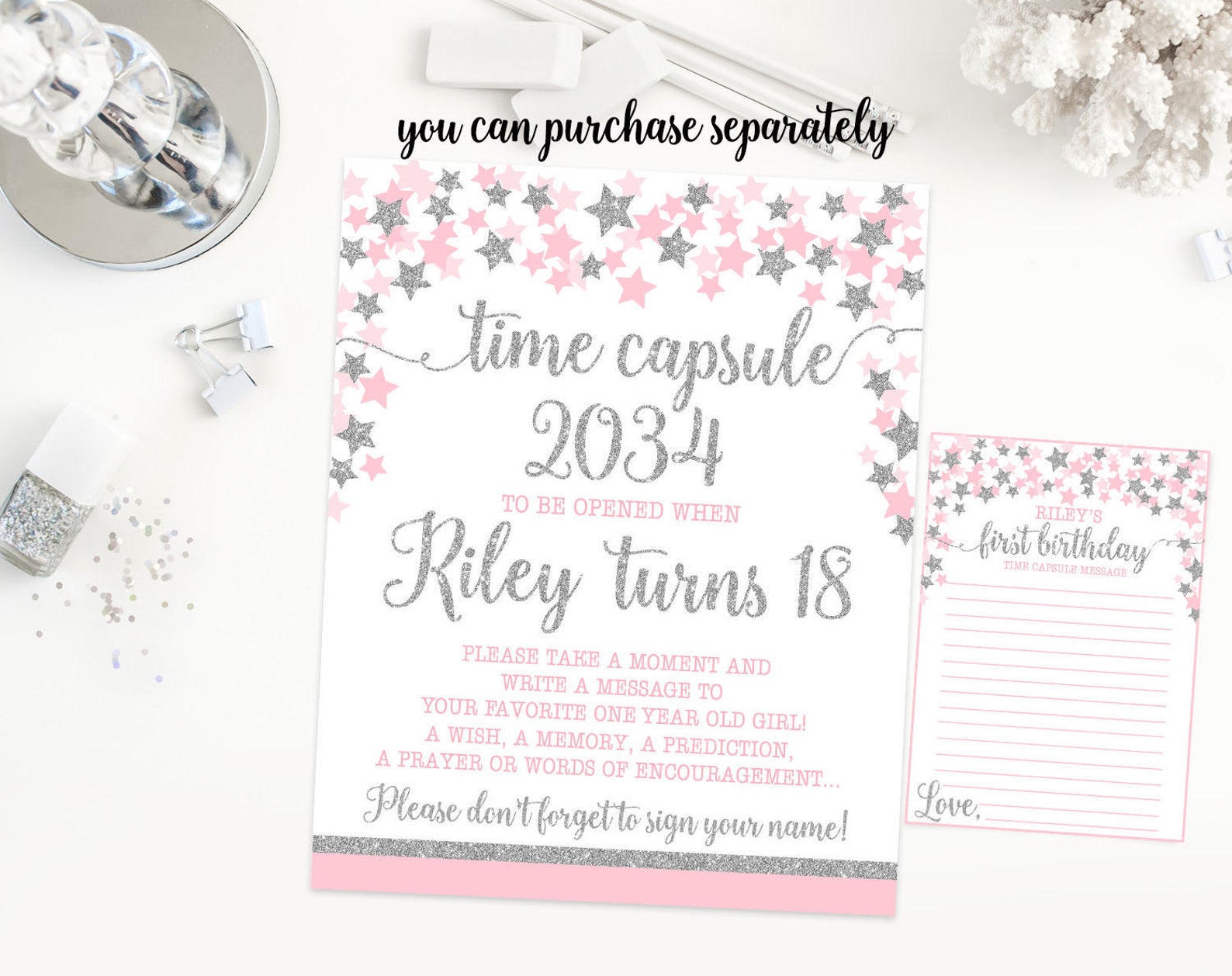 Twinkle Twinkle Little Star One Year Old is What You Are Sign Printable ...