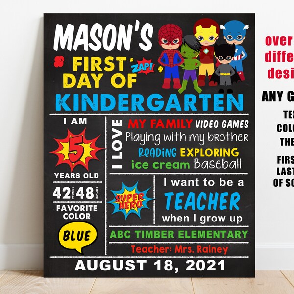 Superhero Sign - Etsy