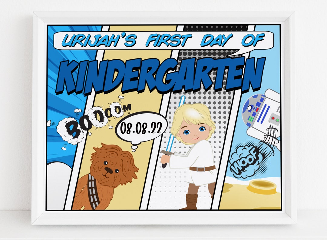 First Day of School Sign, Boy Back to School Printable Photo Prop ...