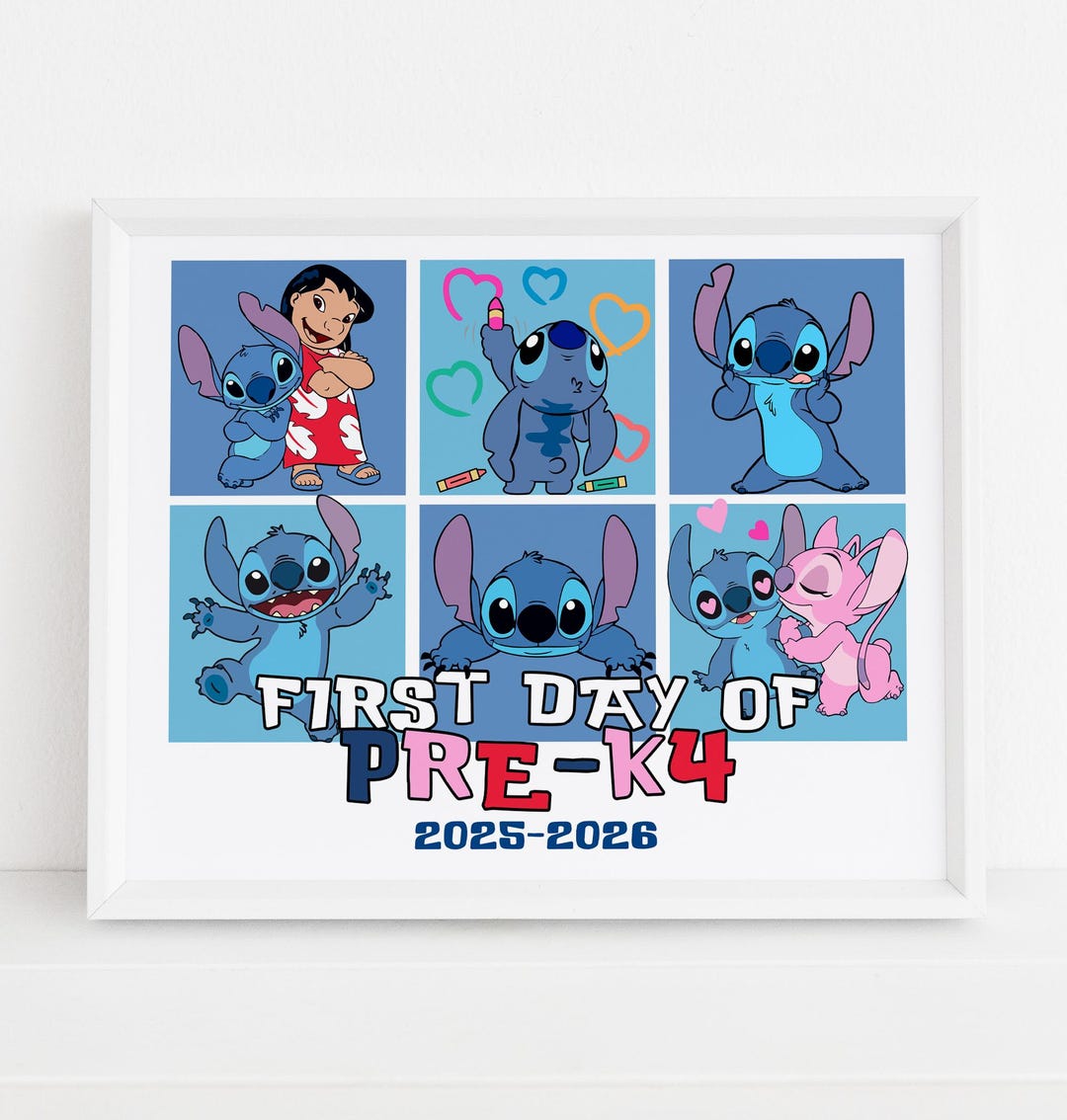 First Day of Pre-k4 Printable Sign, Kids Back to School Photo Prop 2025 ...