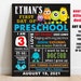 Cute Monsters First Day of School Sign Printable, Boy Back to School ...