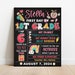 Groovy First or Last Day of School Sign Printable, Retro Back to School ...
