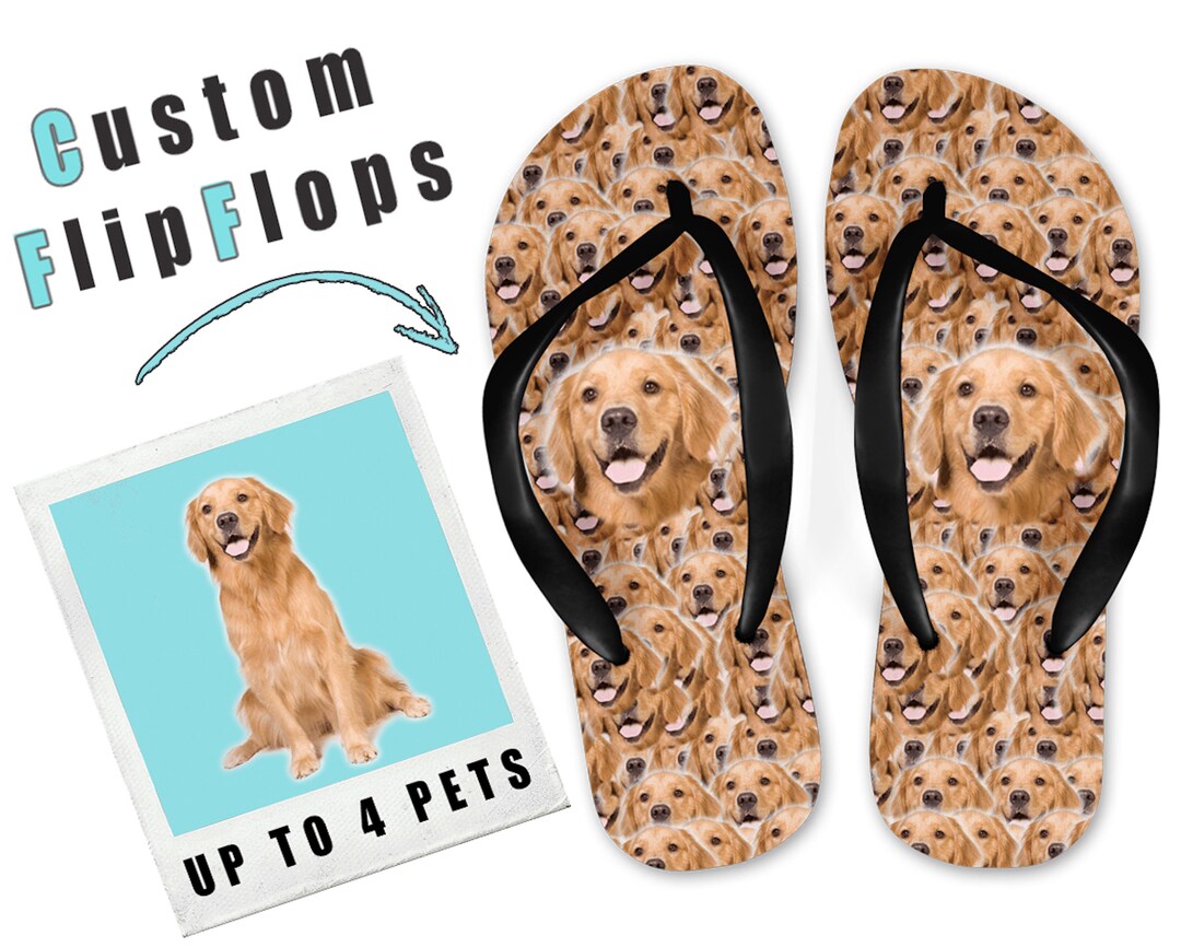 Personalized Pet Flip Flops Design Your Own Customised Flip Flops, With ...