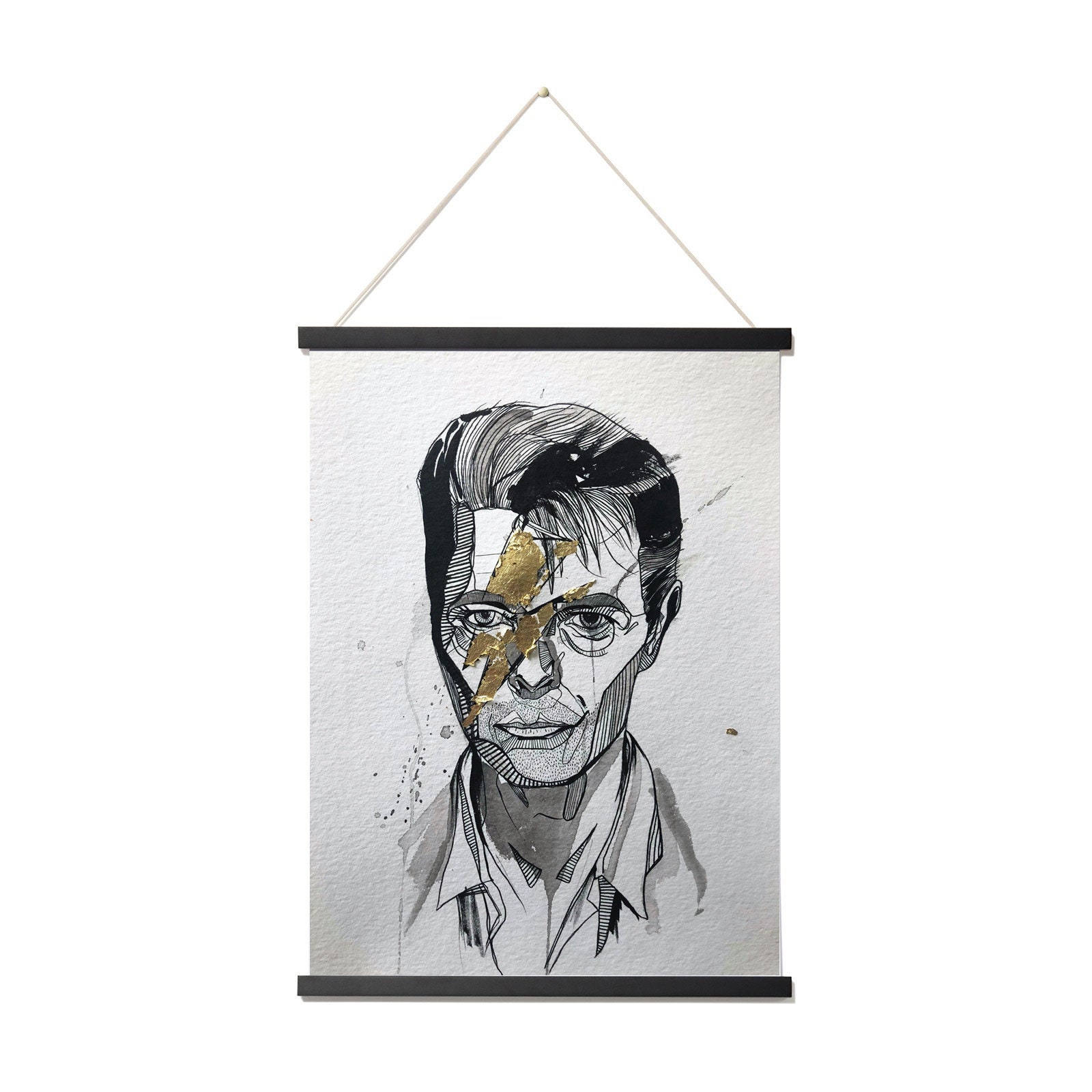 CUSTOM Portrait / Celebrity Portrait Ink A4/A3/A2 ORIGINAL ART Drawing ...