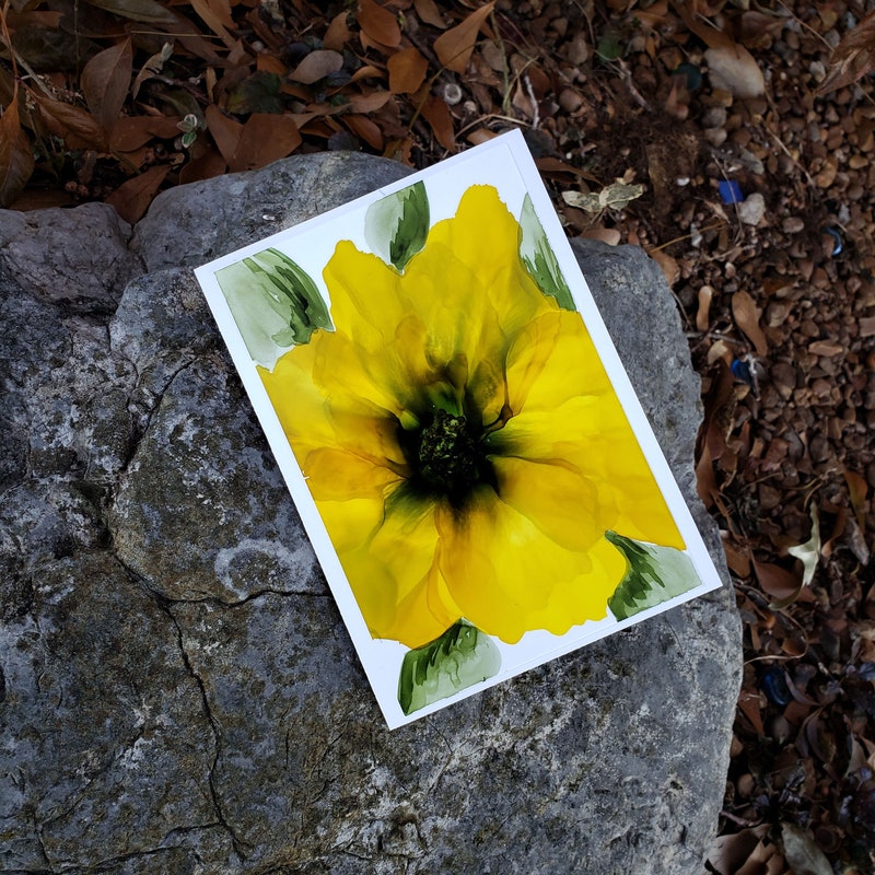 Hand Painted Cards - Etsy