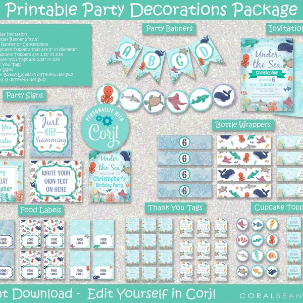 Under the Sea Decor - Etsy