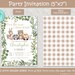 Woodland Animal Editable Printable Birthday Party Decorations Package ...