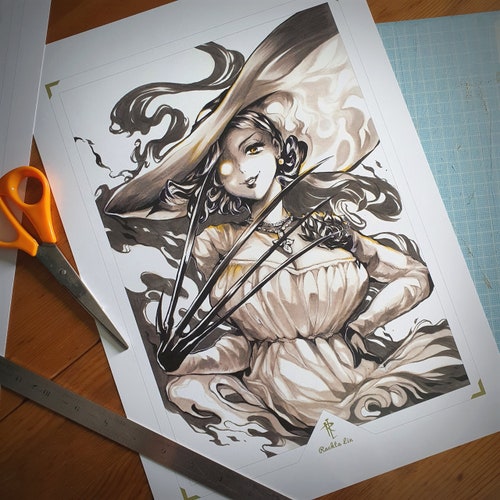 Resident Evil Village/lady Dimitrescu Print L Poster or XL - Etsy