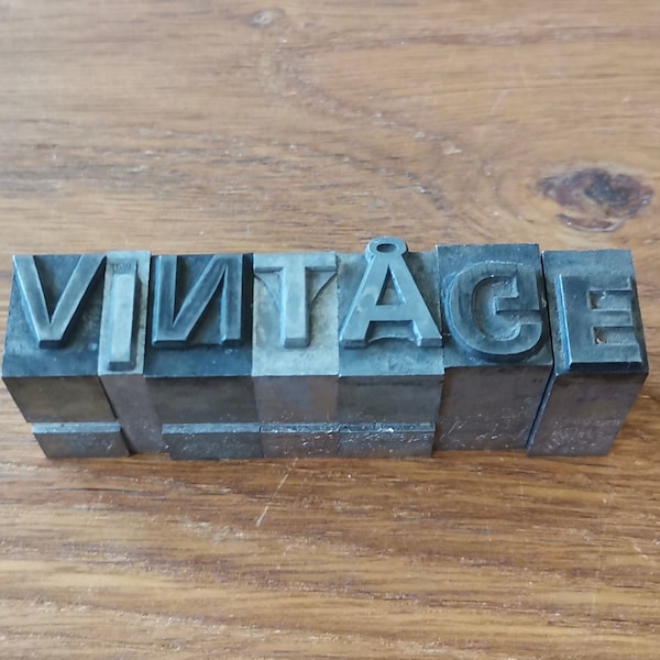 Lead Printing Letters - Etsy