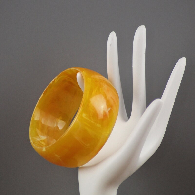 Orange Bangle Bracelet - Etsy