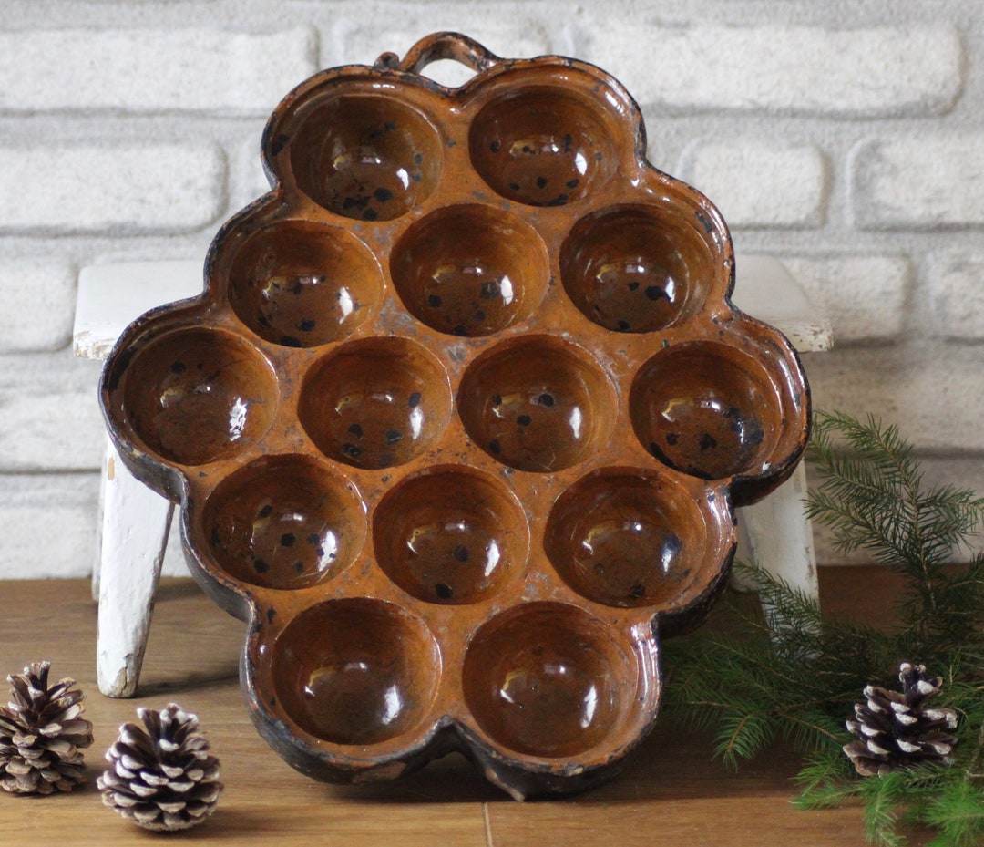 Antique Escargot Pan Baking Pan Cooking Dish With - Etsy