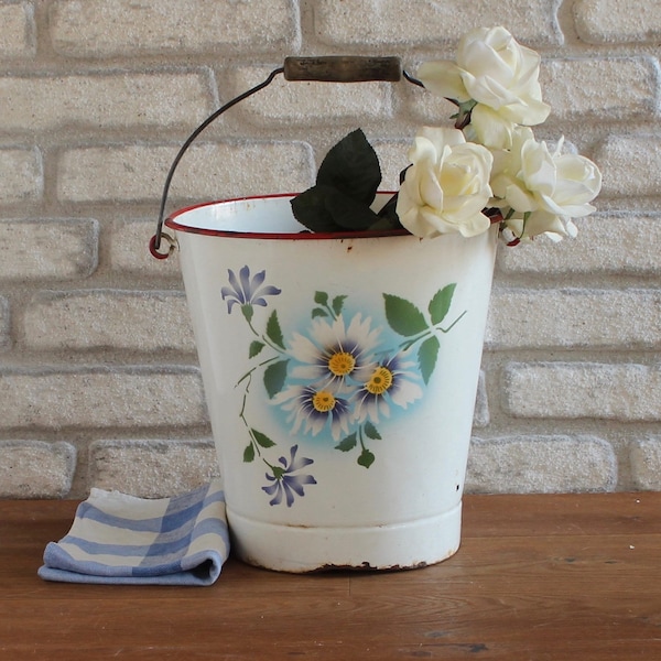 Enamel Bucket - Etsy