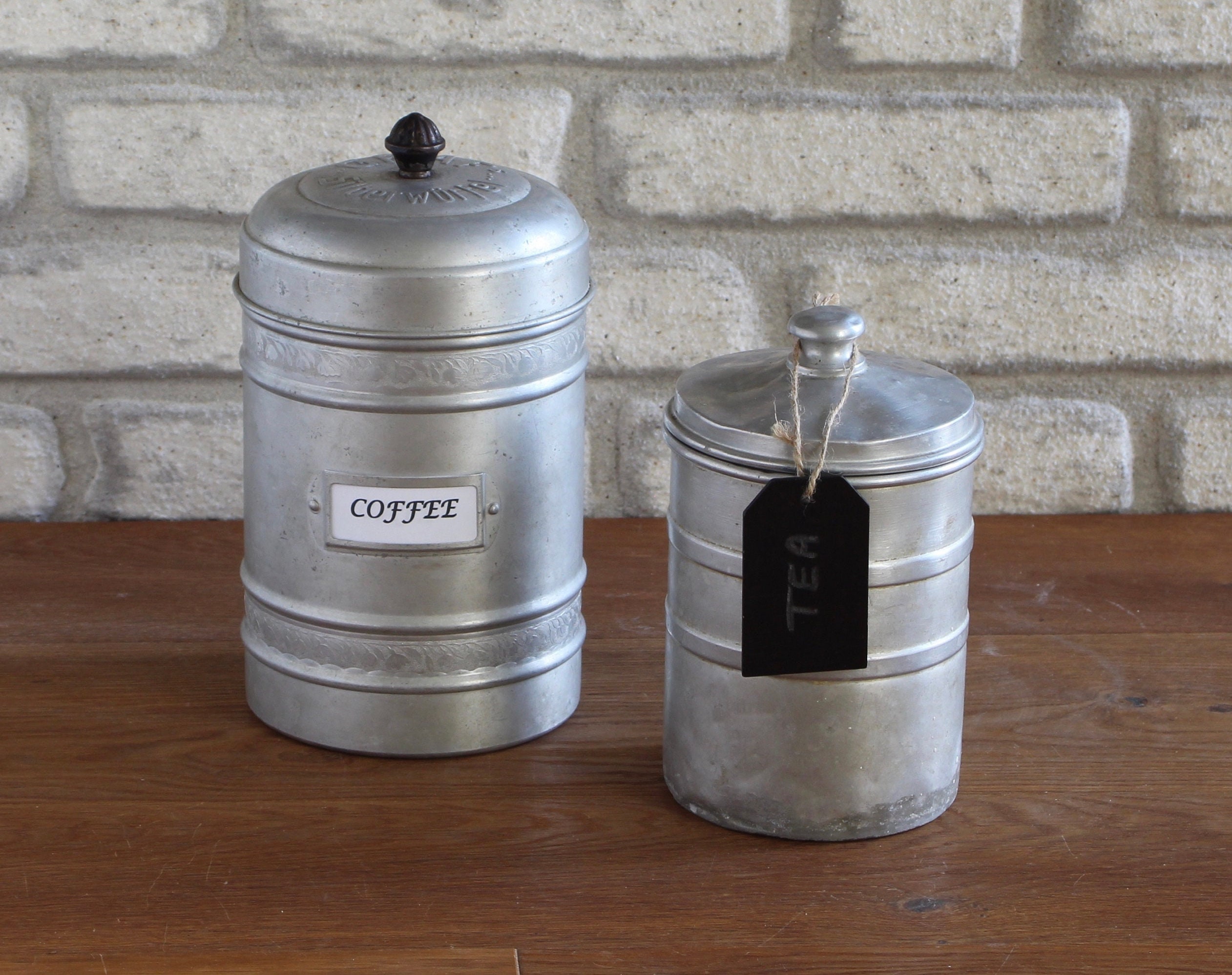 Antique Kitchen Storage Container Tins Steel Plate Set of - Etsy