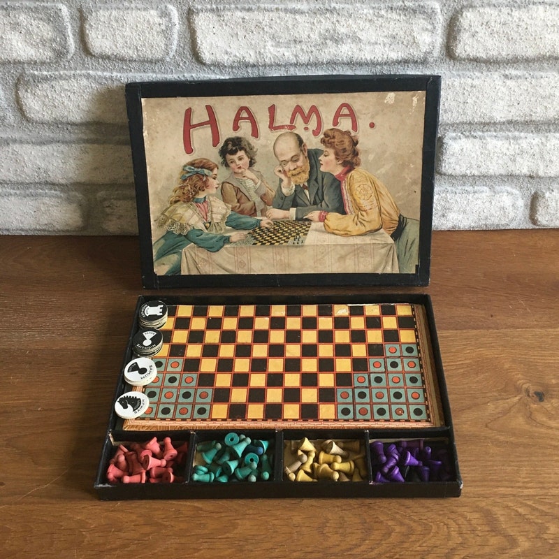 Antique Game Table - Etsy