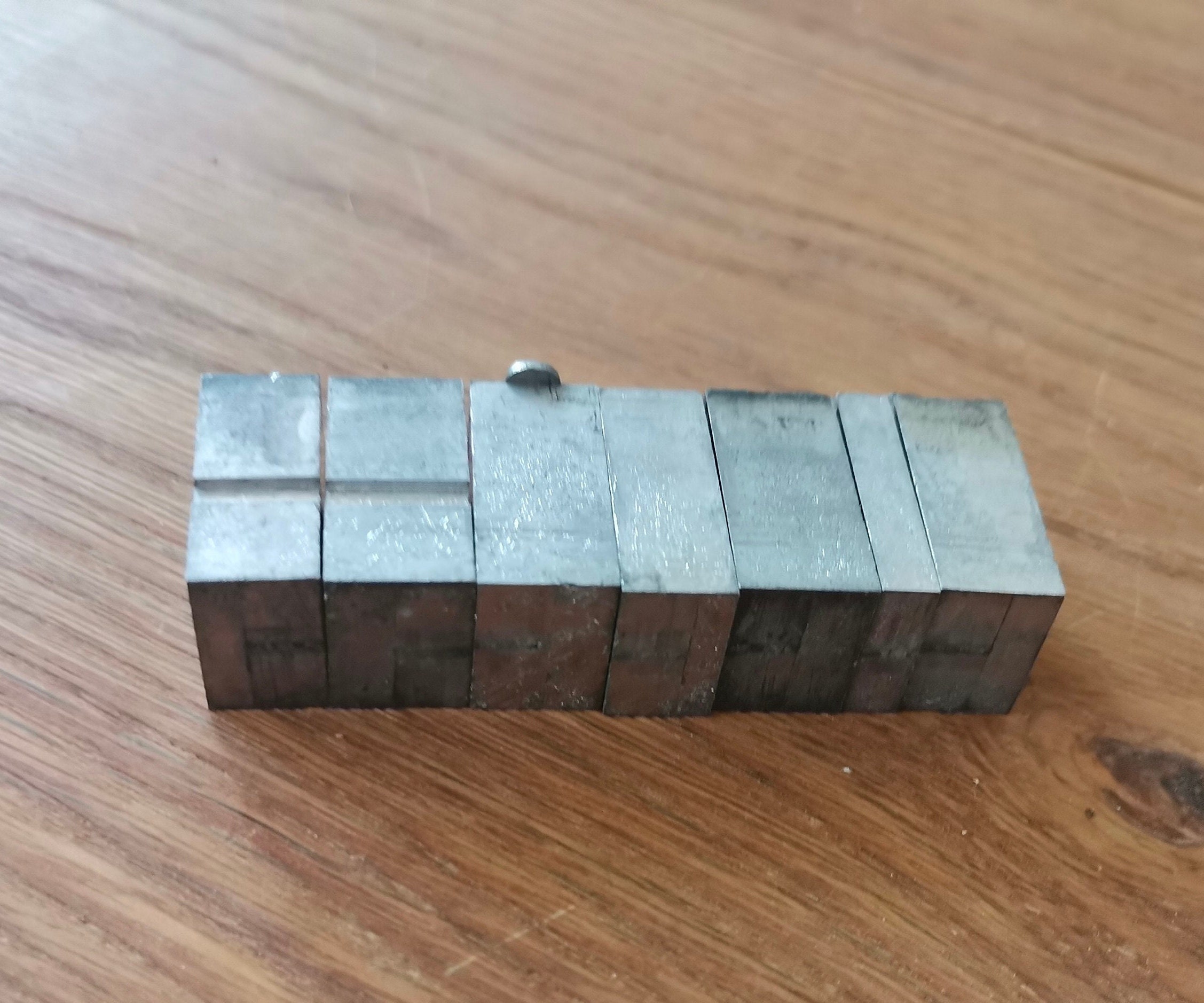 Antique Letterpress Metal Types, Letters Printing Typography Upper Case ...