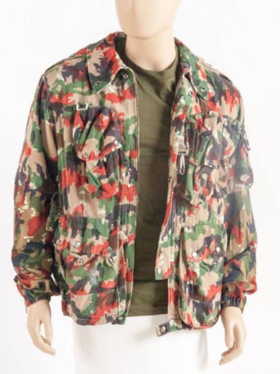 Army surplus/military issue alpenflage camo jacket | Etsy
