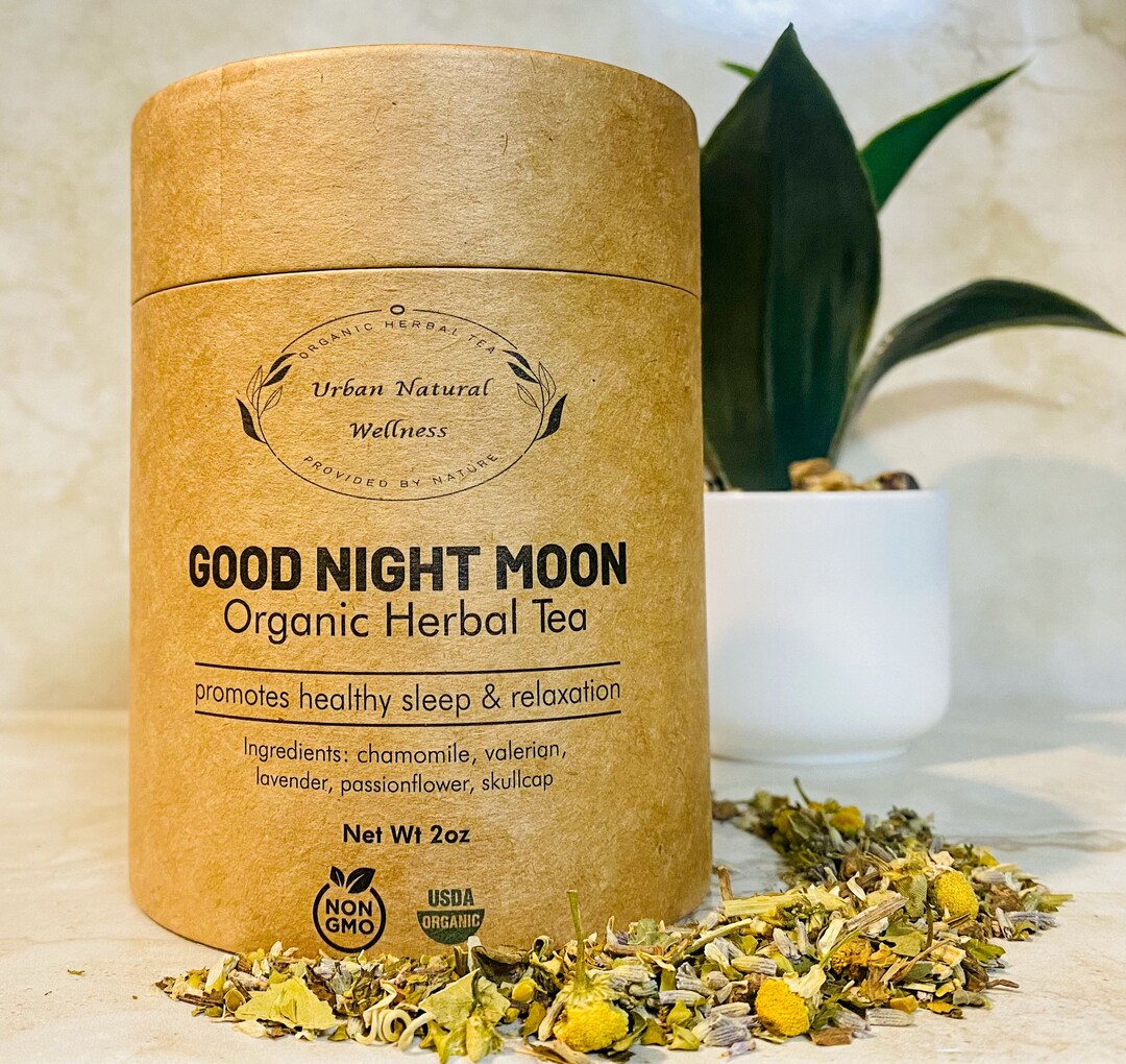 Good Night Moon Sleep Medicinal Herbal Tea Blend - Etsy