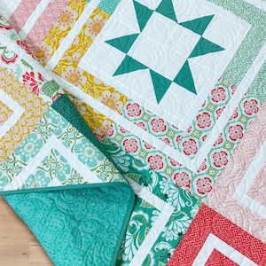 Meridian PDF Digital Quilt Pattern by Pieced Just Sew, Jelly Roll and ...