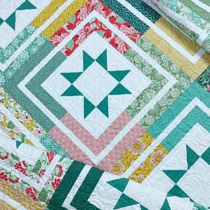 Meridian PDF Digital Quilt Pattern by Pieced Just Sew, Jelly Roll and ...