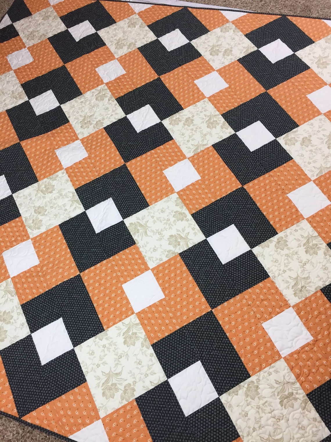 Easy Argyle PDF Digital Quilt Pattern by Pieced Just Sew | Etsy