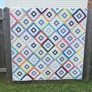 Honey Squares PDF Digital Quilt Pattern by Pieced Just Sew, Honey Bun ...