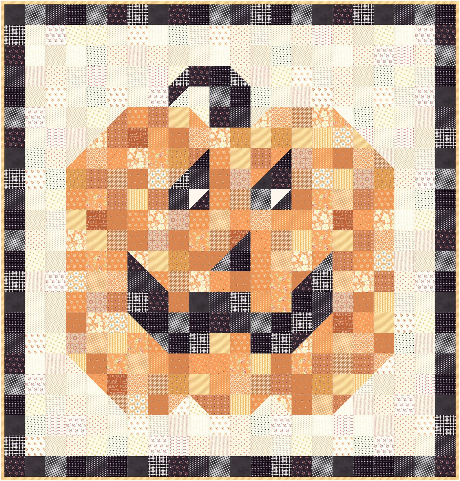 Patchwork Jack PDF Digital Quilt Pattern by Pieced Just Sew, Fat ...