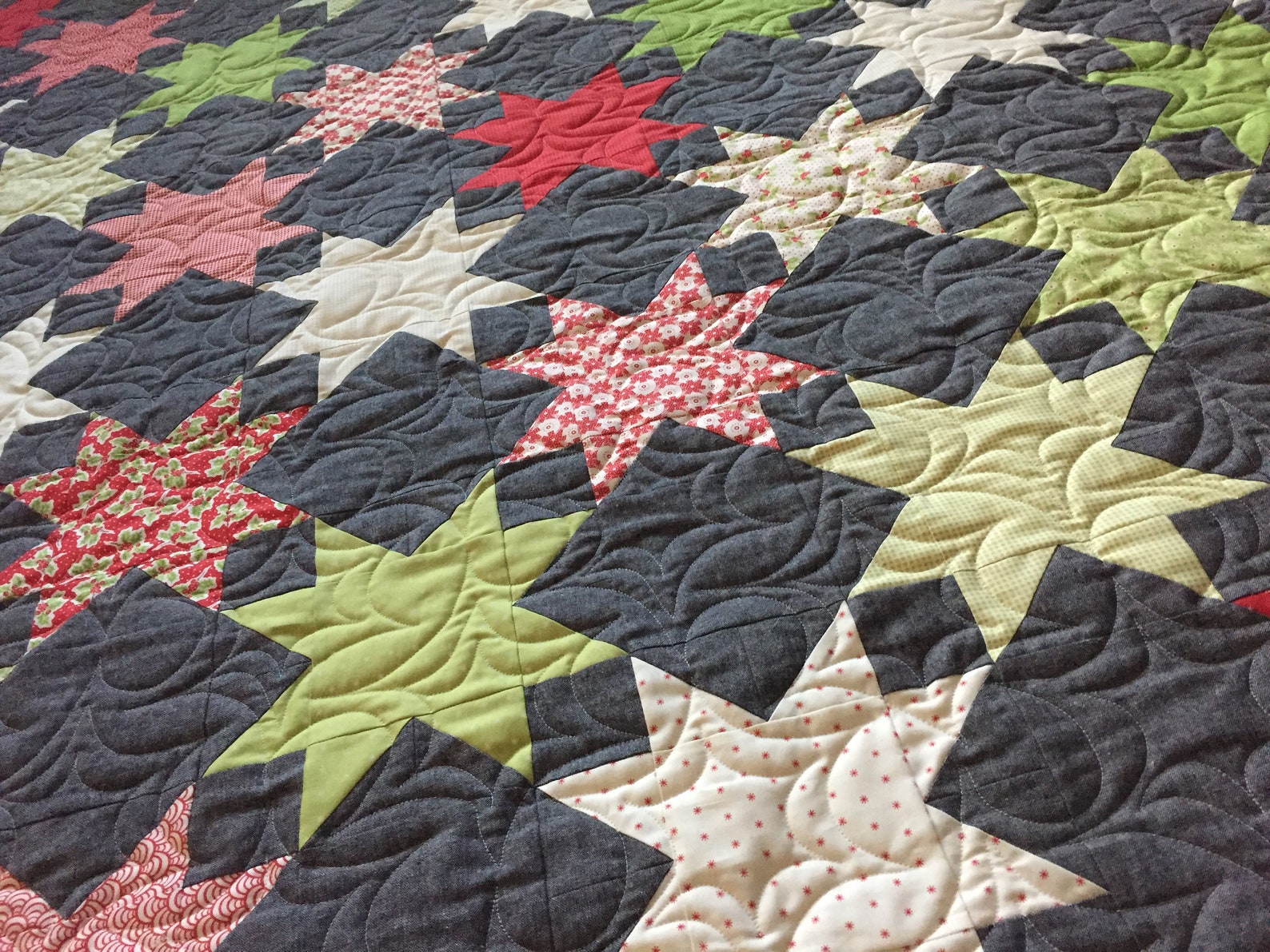 Midnight Clear PDF Digital Quilt Pattern by Pieced Just Sew - Etsy