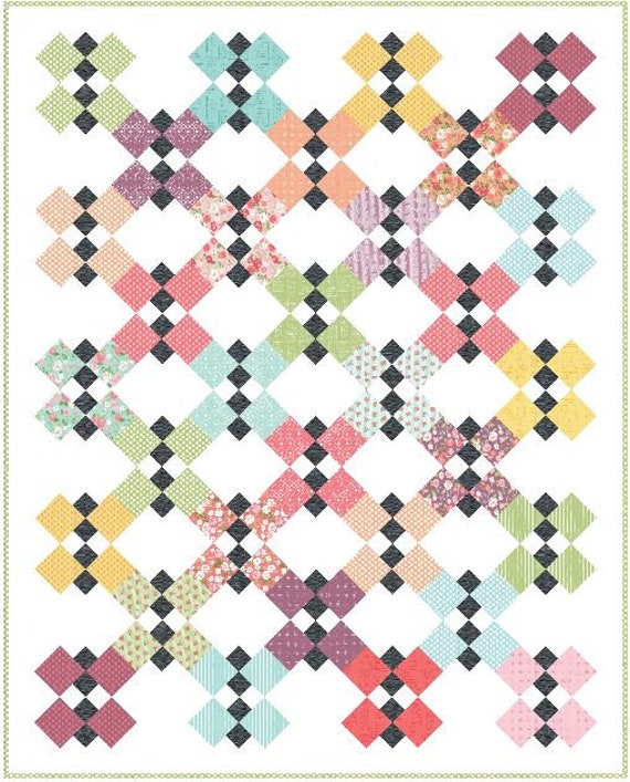 Flutter PDF Digital Quilt Pattern by Pieced Just Sew Layer | Etsy