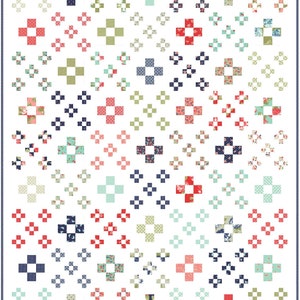 Park Place PDF Digital Quilt Pattern by Pieced Just Sew, Honey Bun or ...