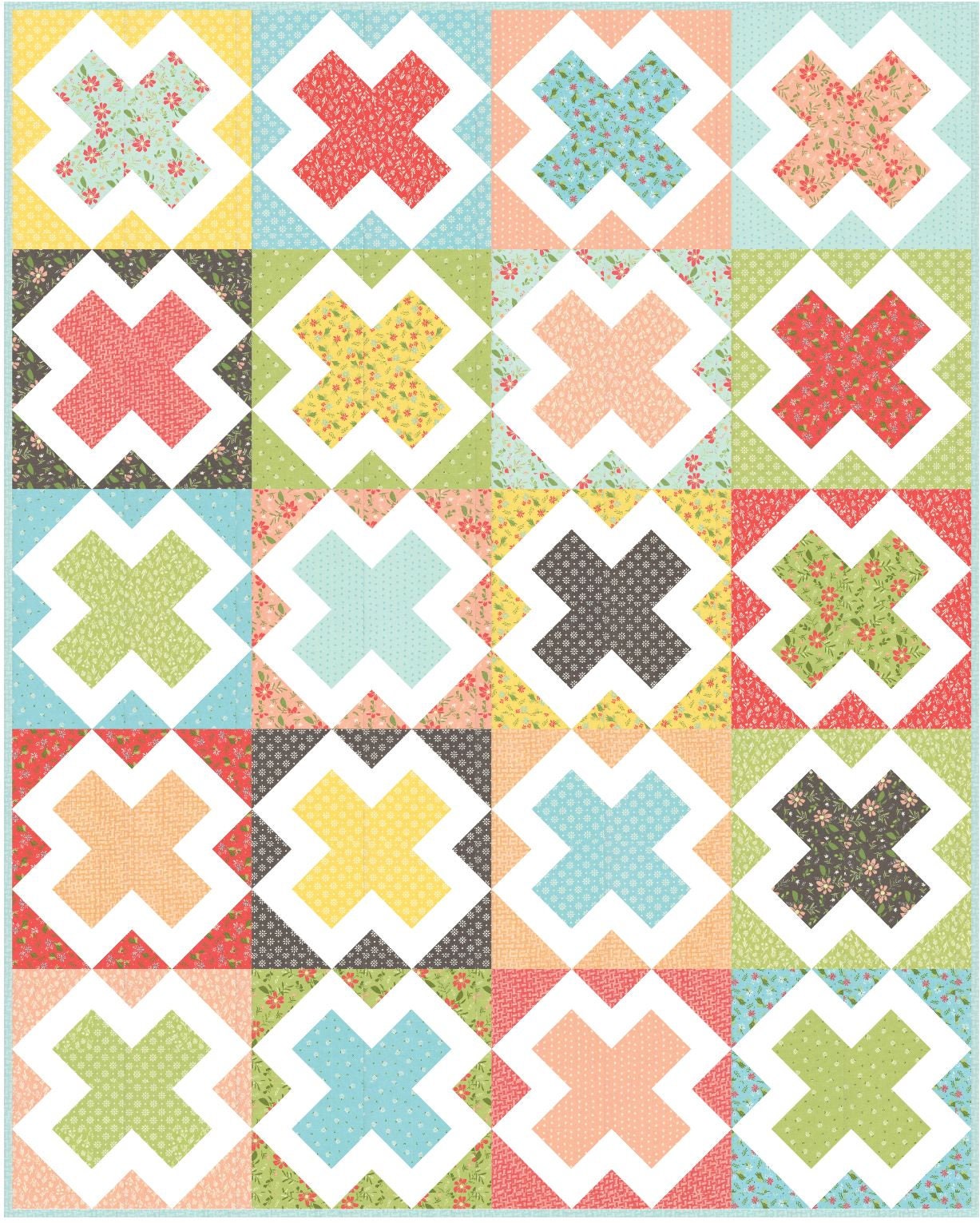 Treasure Hunt PDF Digital Quilt Pattern by Pieced Just Sew - Etsy