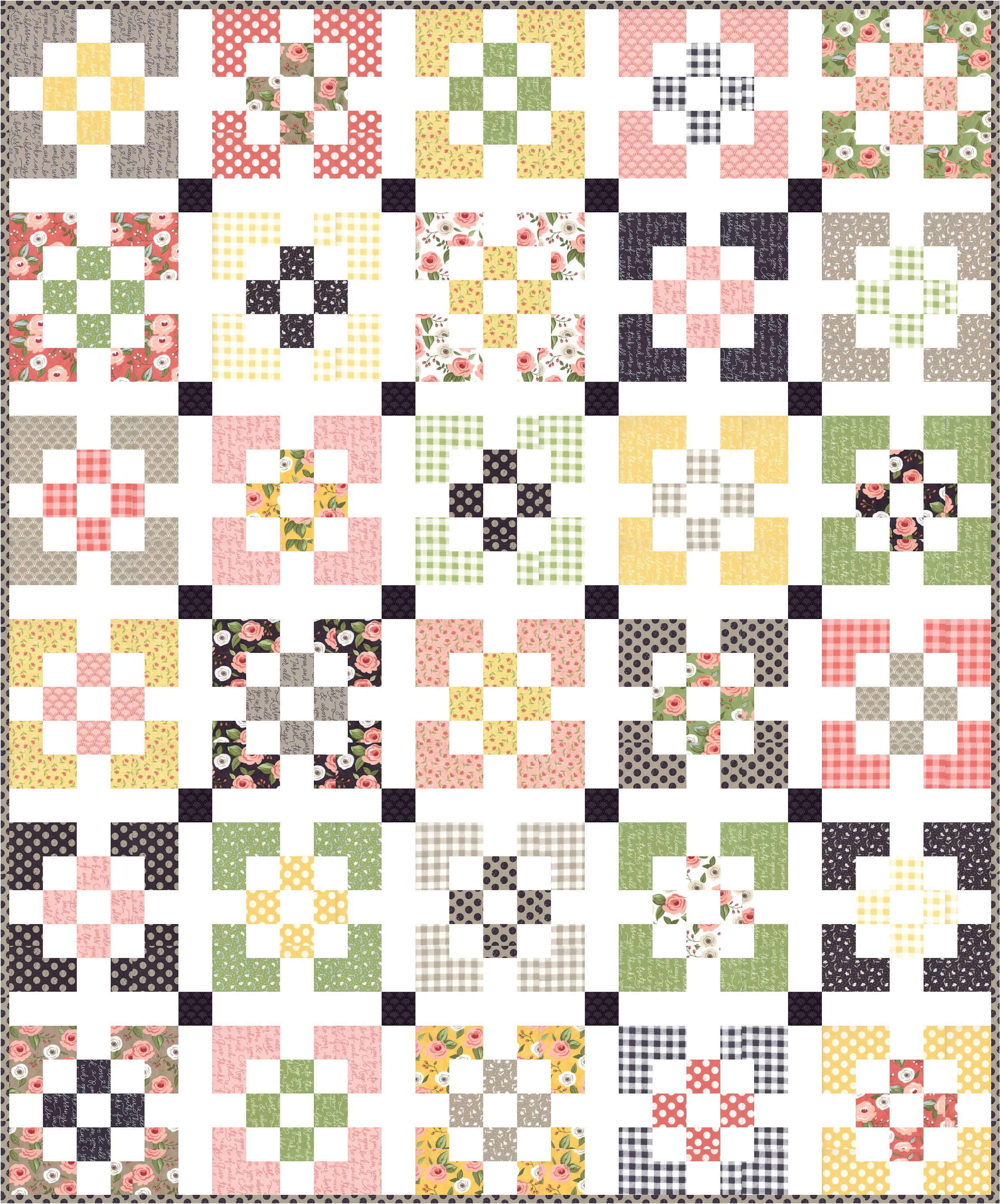 Window Box PDF Digital Quilt Pattern by Pieced Just Sew Jelly - Etsy ...